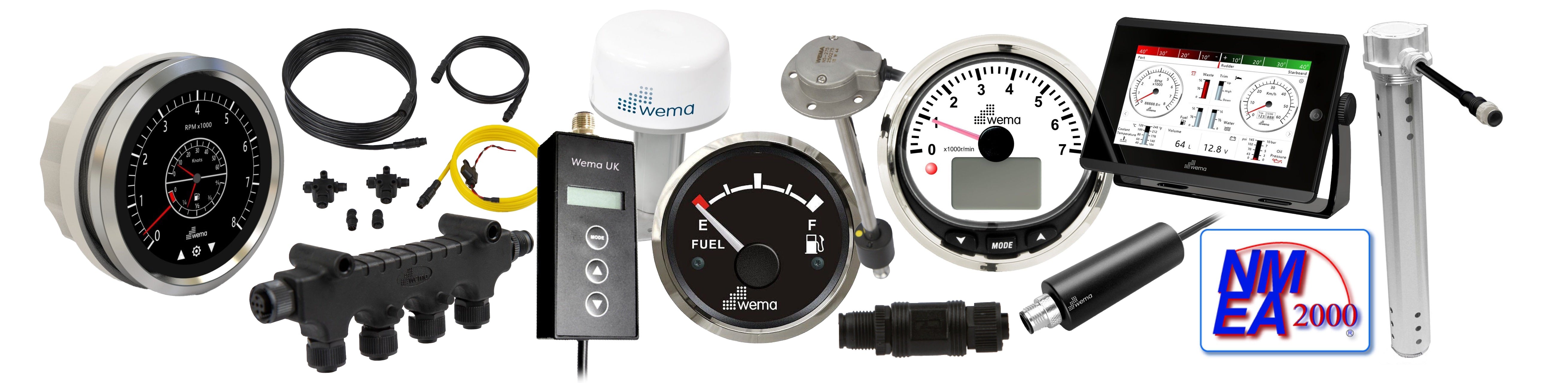 Wema UK - Sensors, gauges and displays