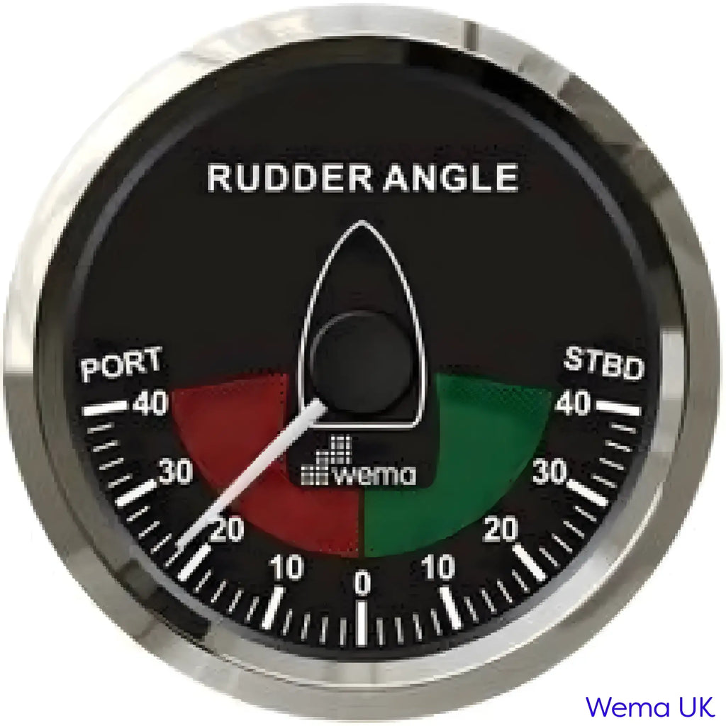 Heavy Duty Rudder Indicator Gauge - Wema UK